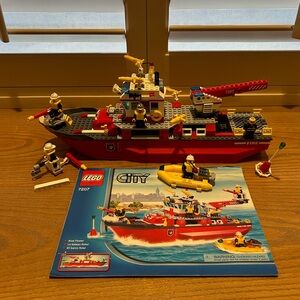 Lego | Toys | Lego 727 City Fire Boat Retired 200 | Poshmark